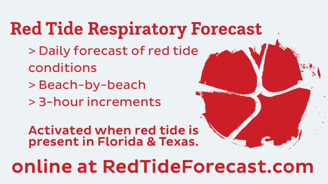 Wondering about red tide impacts? Check the Red Tide Respiratory ...